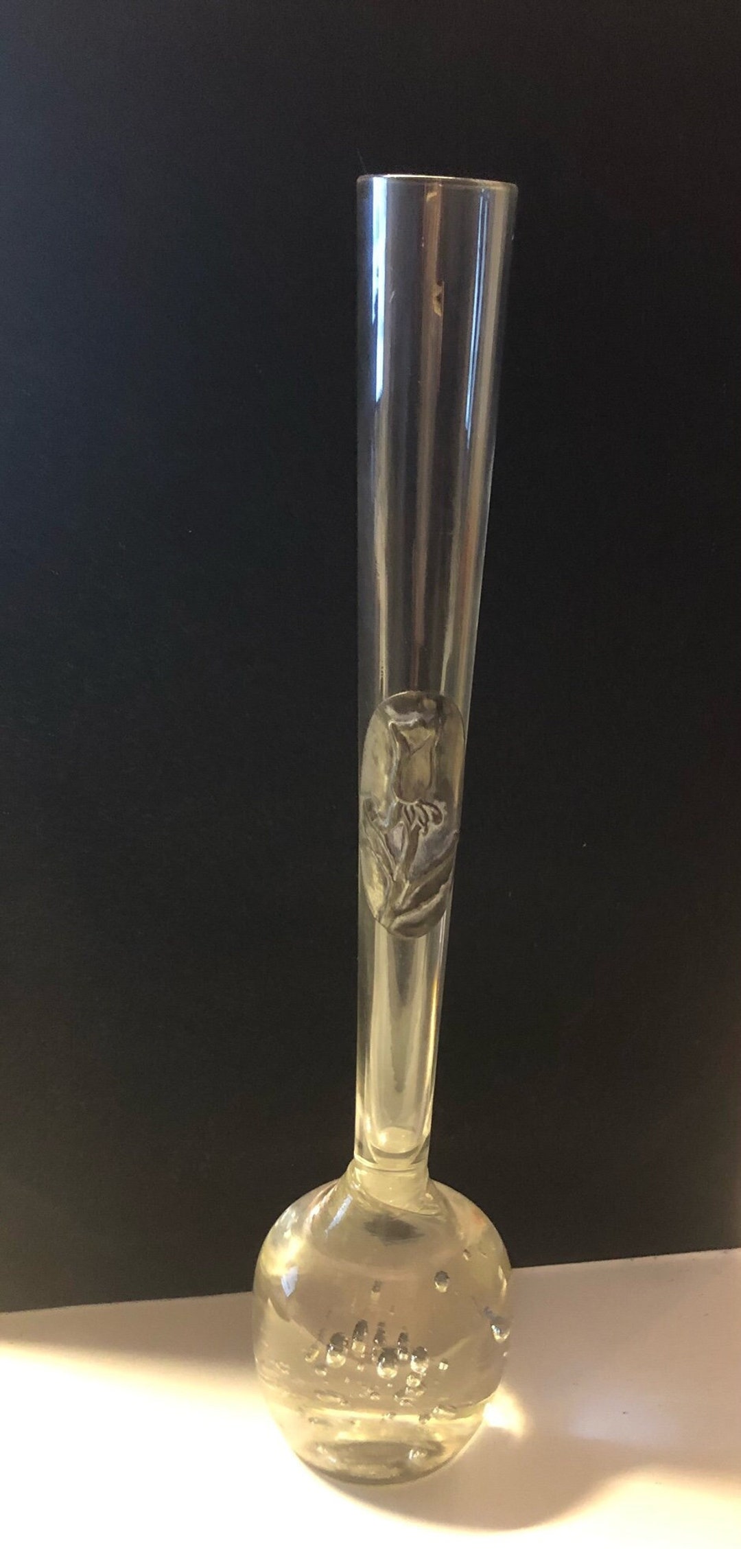 Paperweight Bud Vase With Bullicante and Tin - Etsy