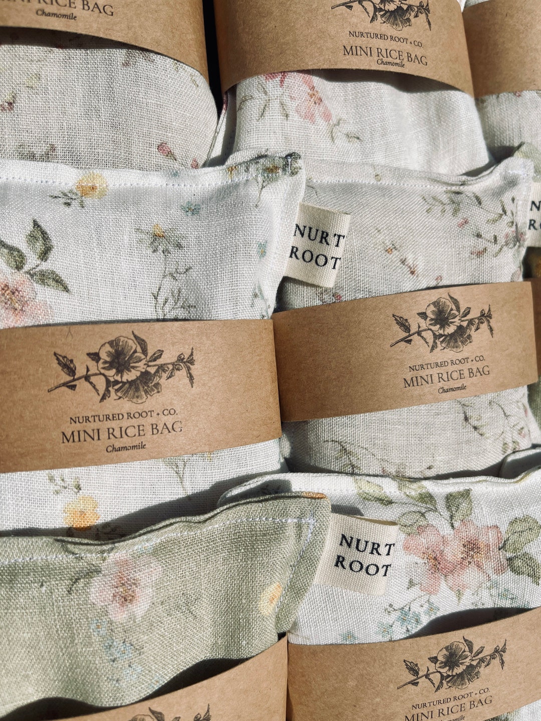 5x4.5in Hot and Cold Mini Rice Bag Weighted Aromatherapy Bag Relaxation ...