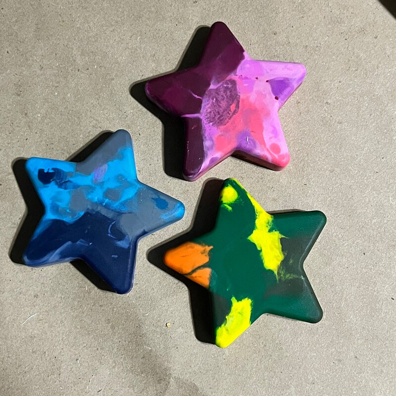 Crayon Stars - Etsy