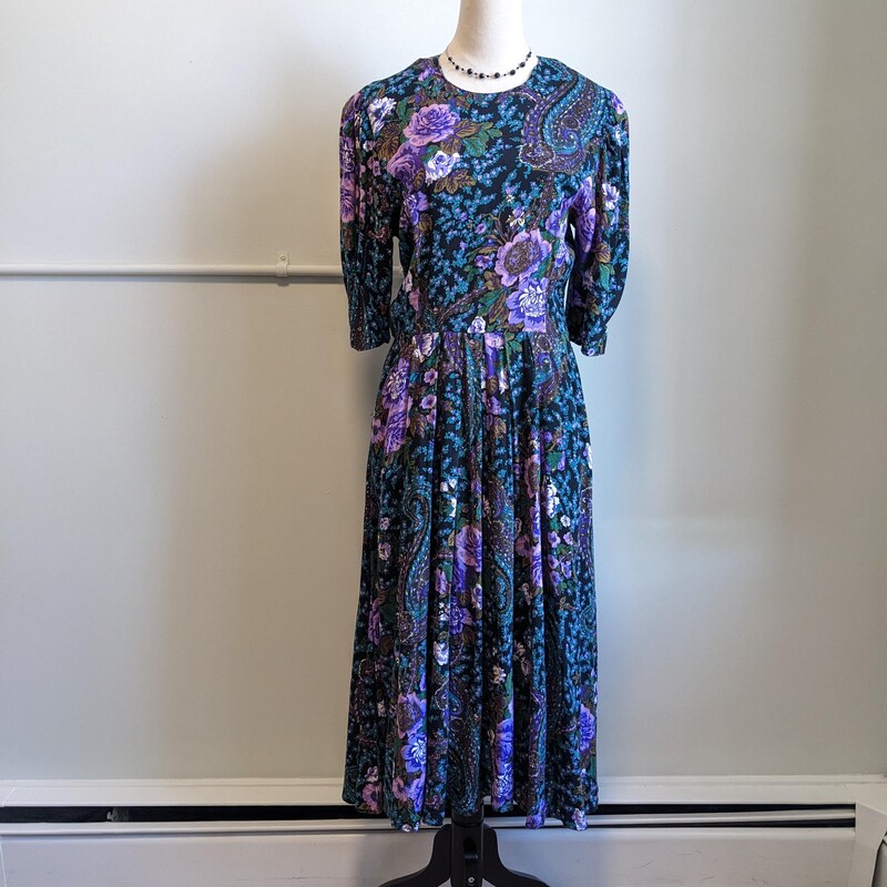 90s Floral Dress - Etsy
