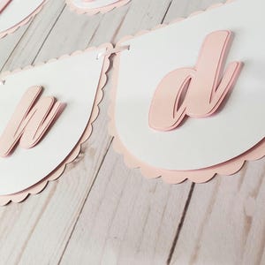 Pink Bow Birthday Banner Coquette Party Decorations Girly First ...