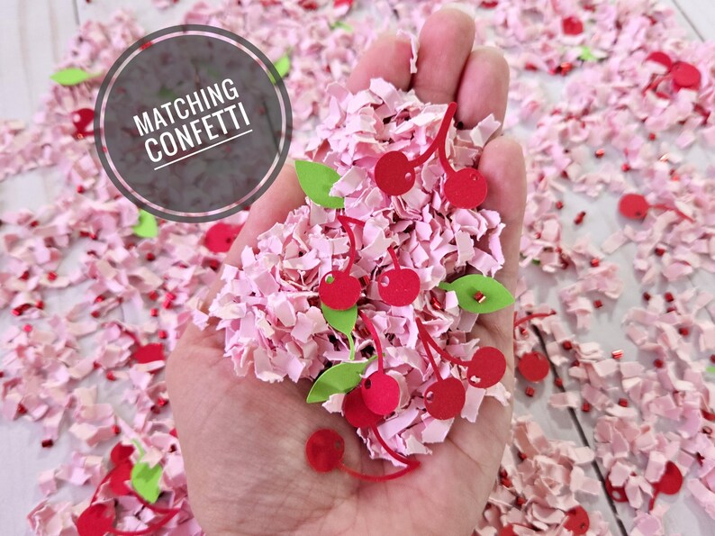 Cherry One Banner First Birthday Party Decorations for Girls Sweet ...