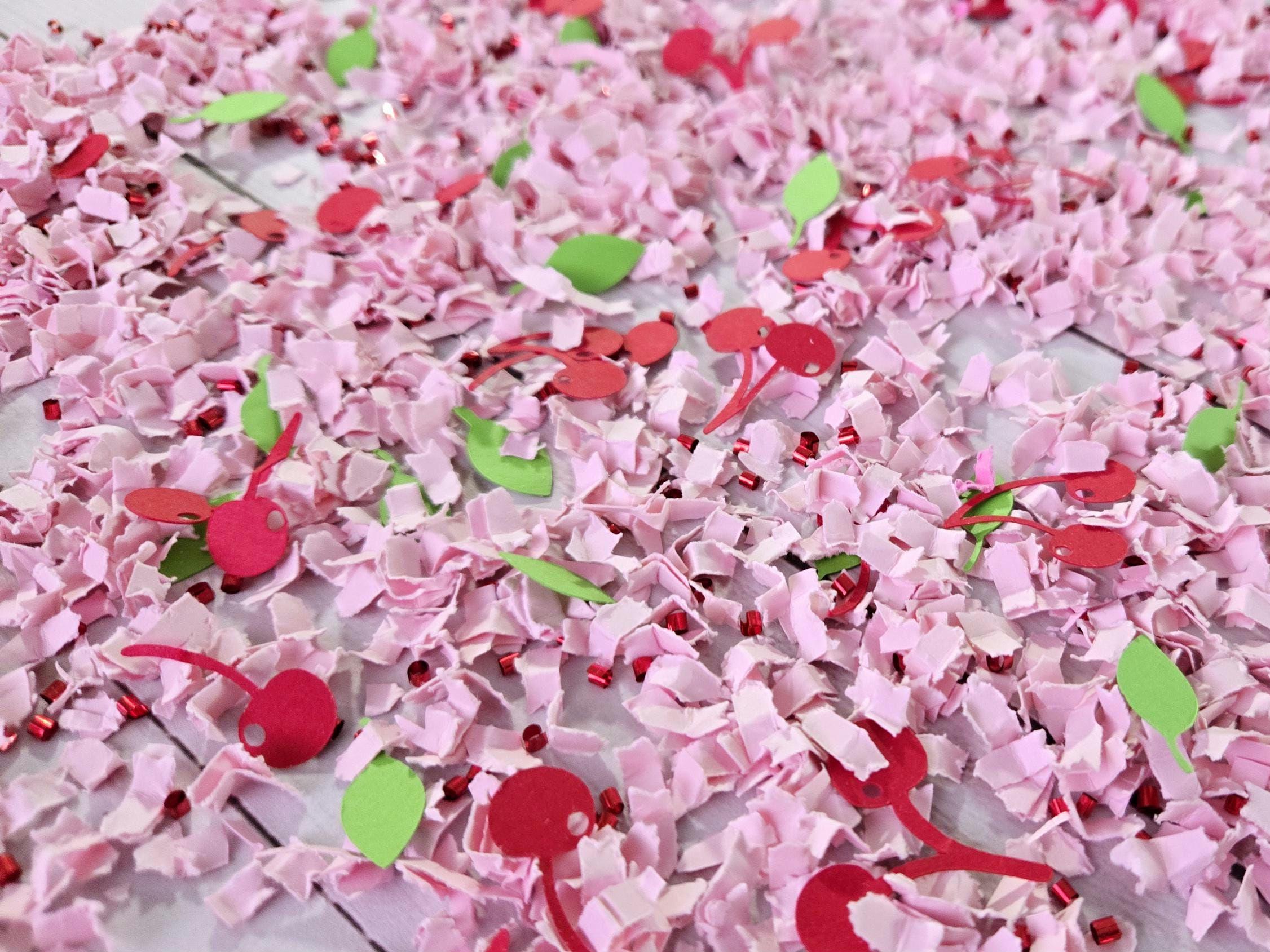 Cherry Confetti Party Decorations Cherry on Top First Birthday Confetti ...