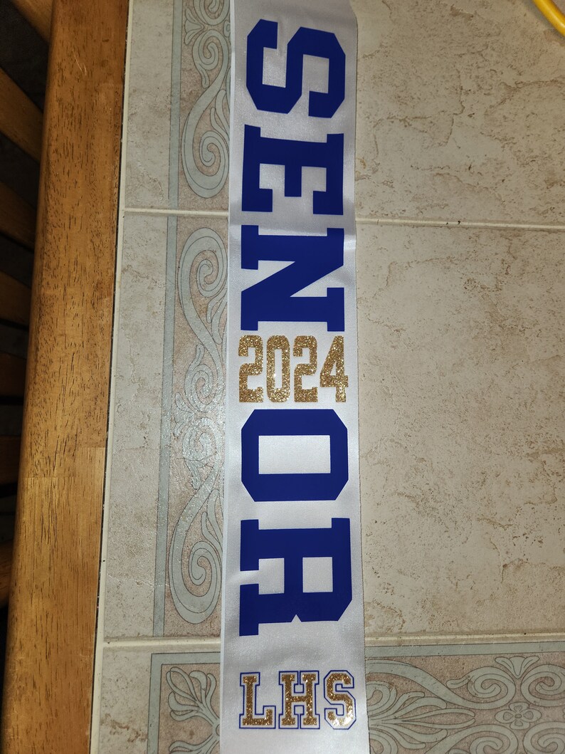 Senior Sash - Etsy