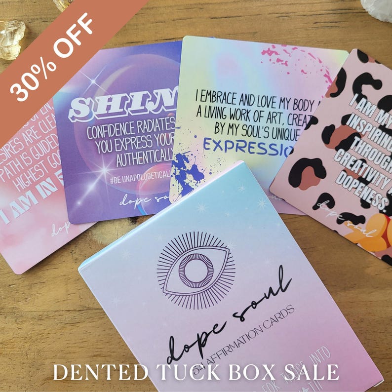 Dope Soul Affirmation Cards for Women: (lightly Dented Box) 54 ...