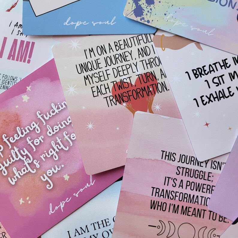 Dope Soul Affirmation Cards for Women: (lightly Dented Box) 54 ...