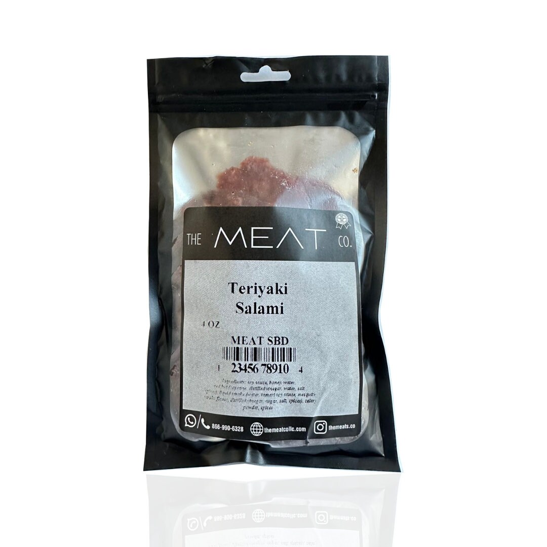 2 Packs of the Meat Co Kosher Teriyaki Beef Salami Chips - 4oz - Etsy