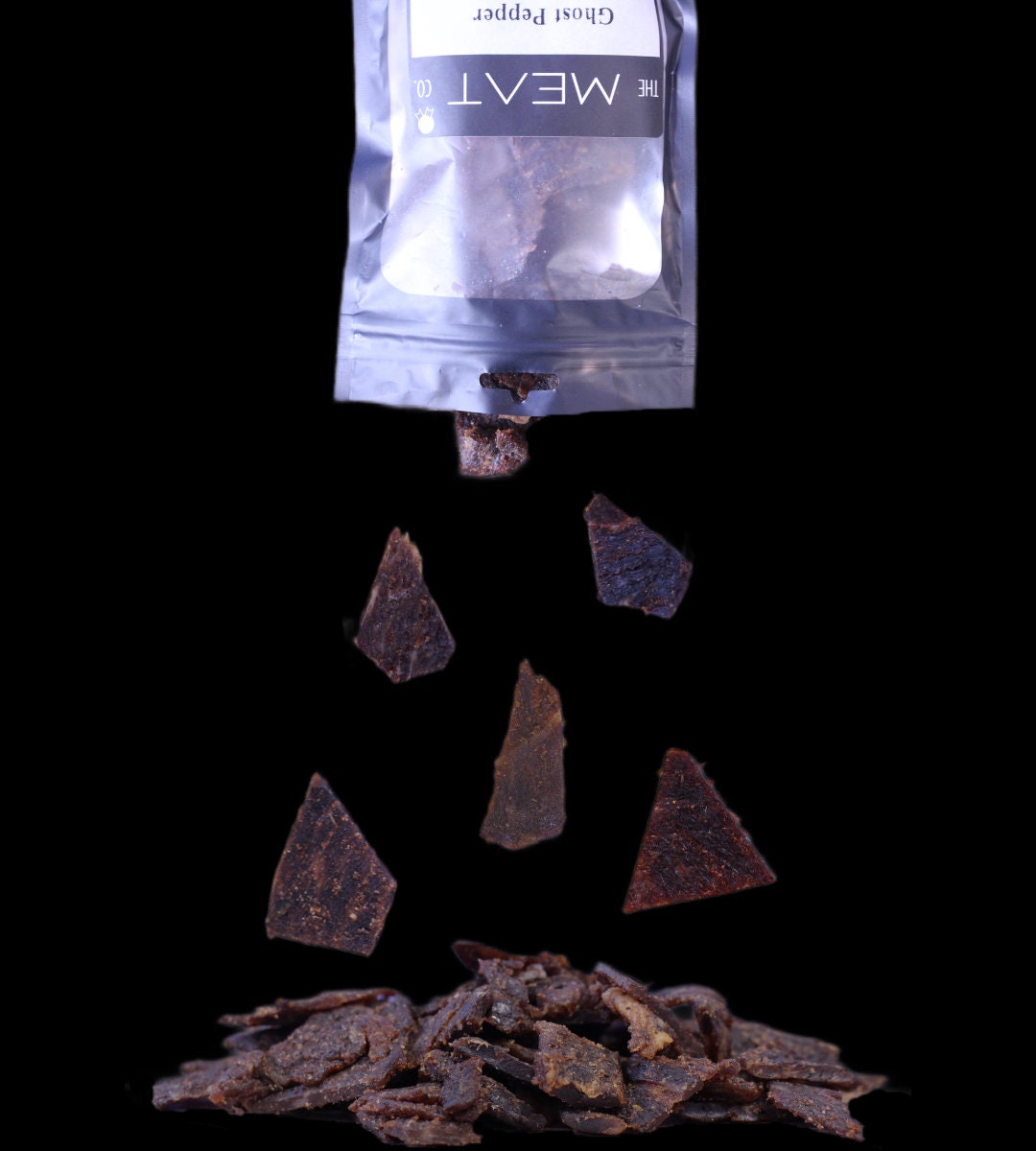 2 Packs of the Meat Co Ghost Pepper Beef Jerky - 4oz - Etsy