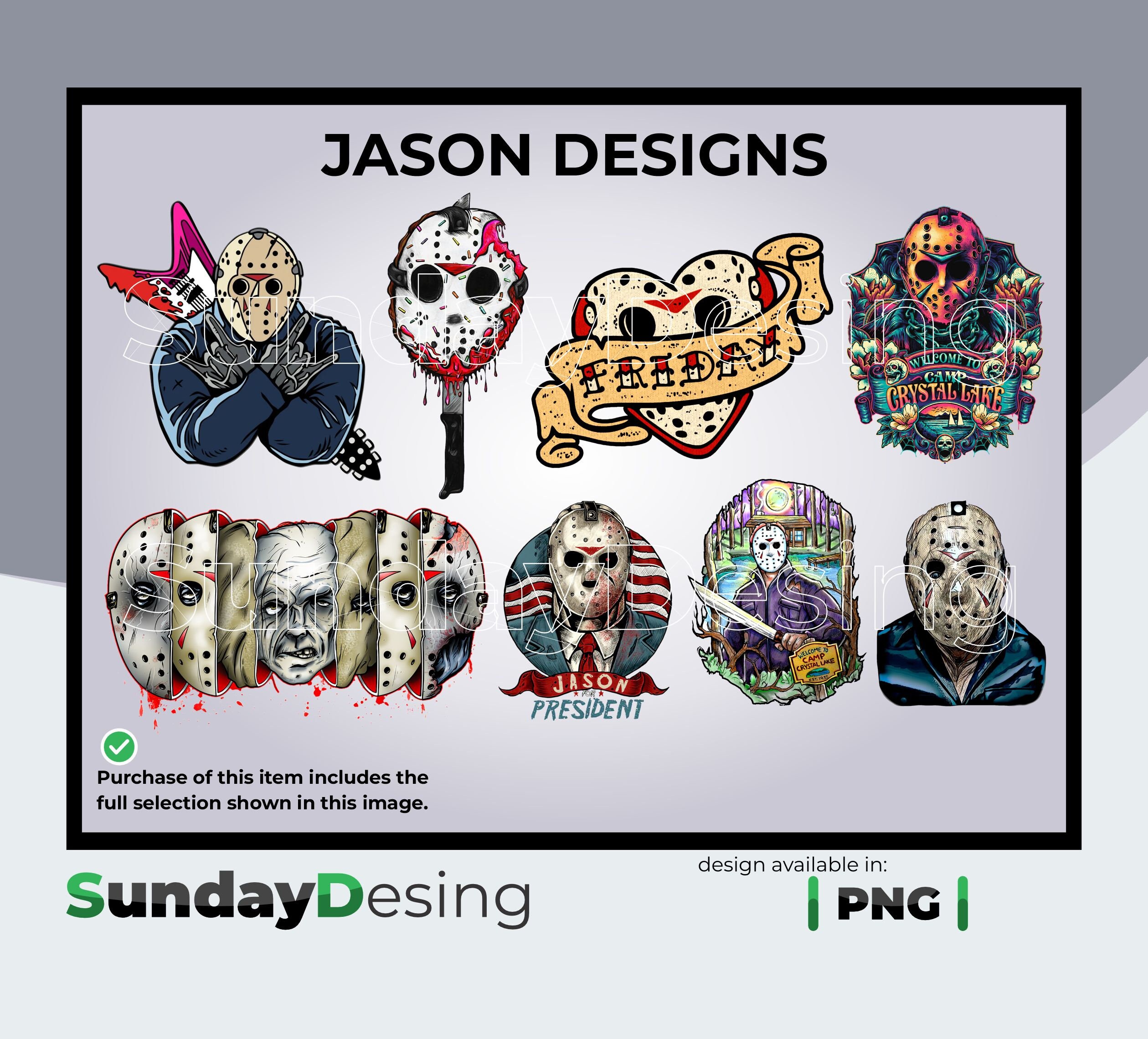Camp Crystal Lake, Friday the 13th, Jason Png, Design for Sublimation ...