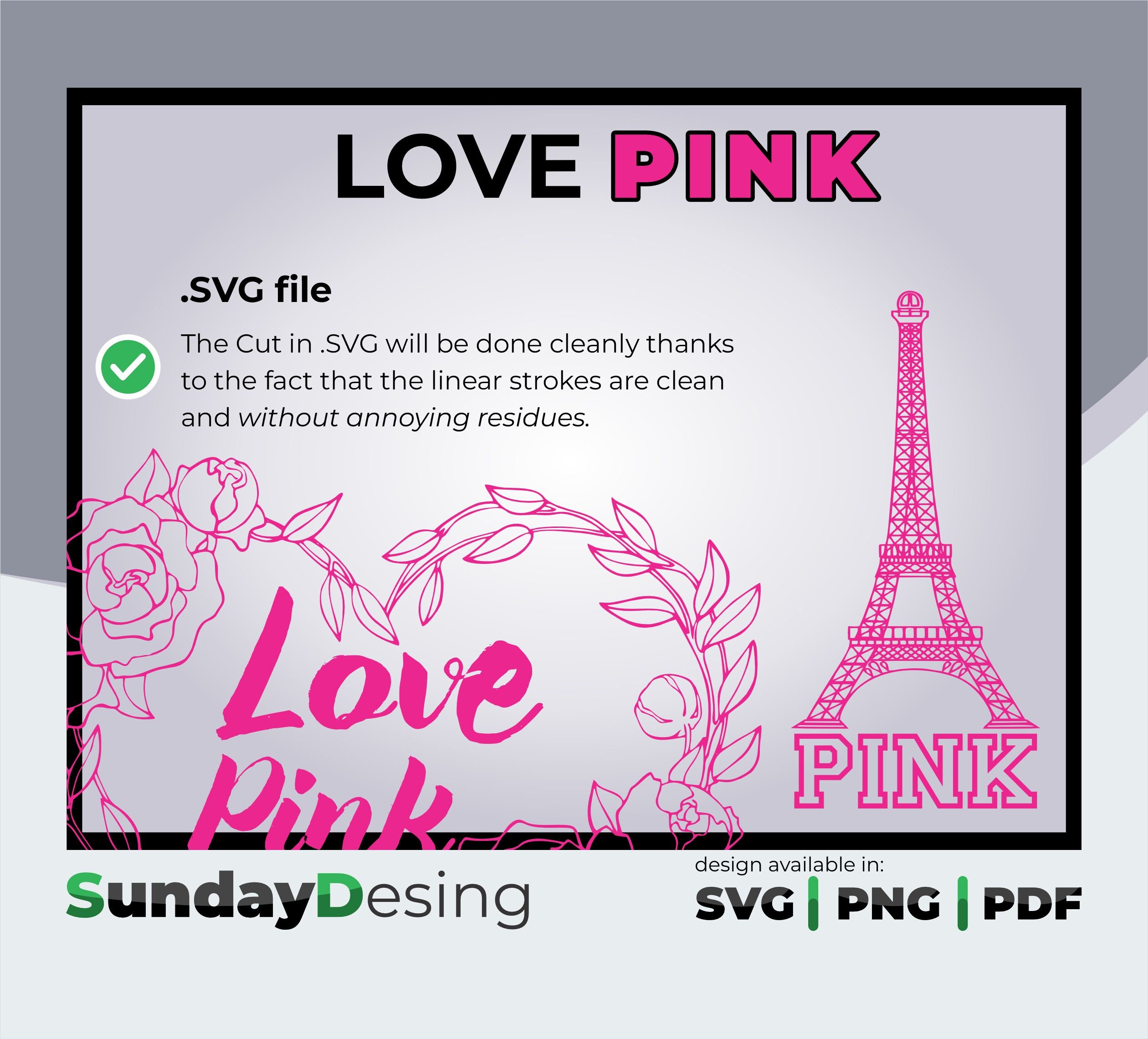 Pink Love SVG, Pink SVG, Pink Love SVG Bundle, Pink Nation Svg, Pink ...