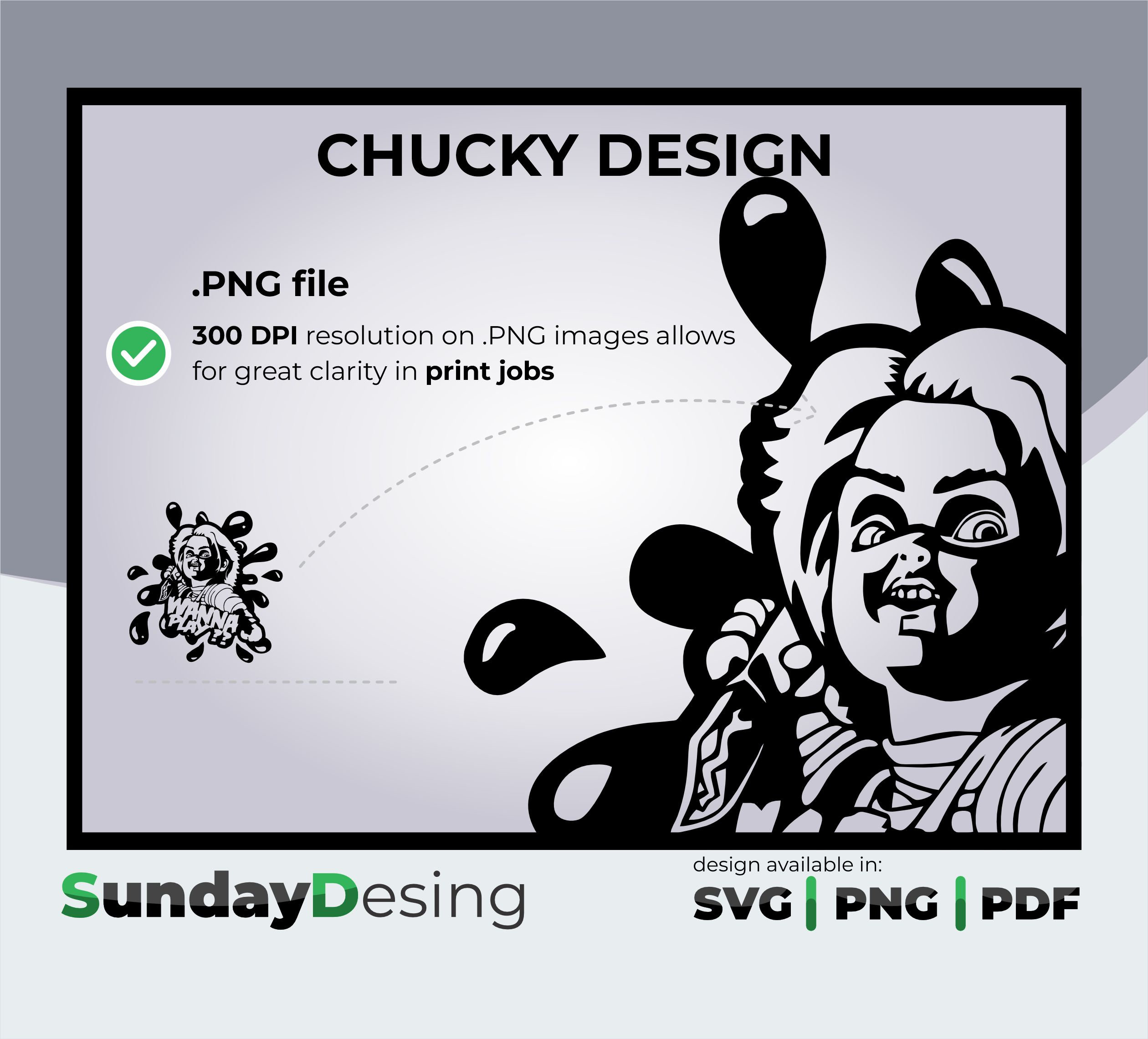 Wanna Play, Chucky Design, Svg Art, Png Deisgn Chucky, Chucky ...