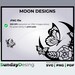 MOON BUNDLE SVG Png Dxf Pdf Ai Moon Designs Moon Vector Moon Fairy ...