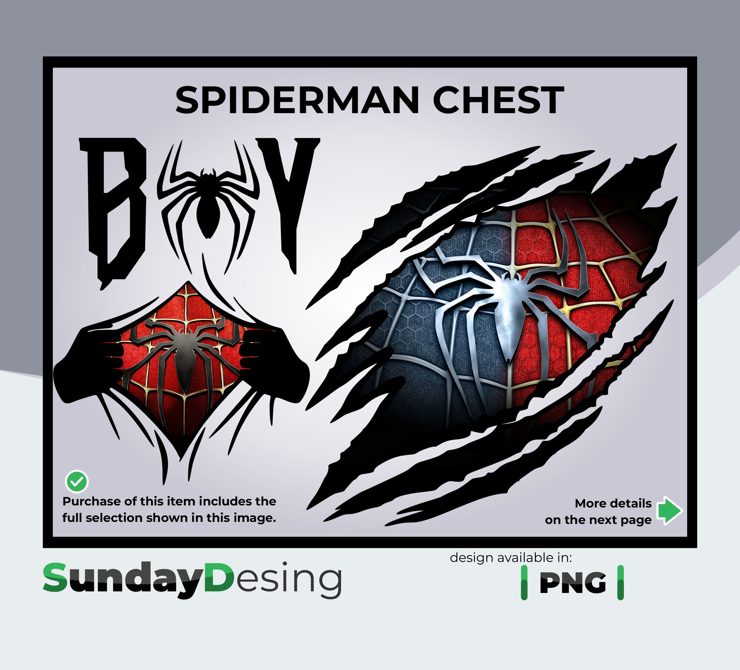 Spiderman Chest Logo, Png Sublimation Design, Spiderman Ripped CLIPART ...