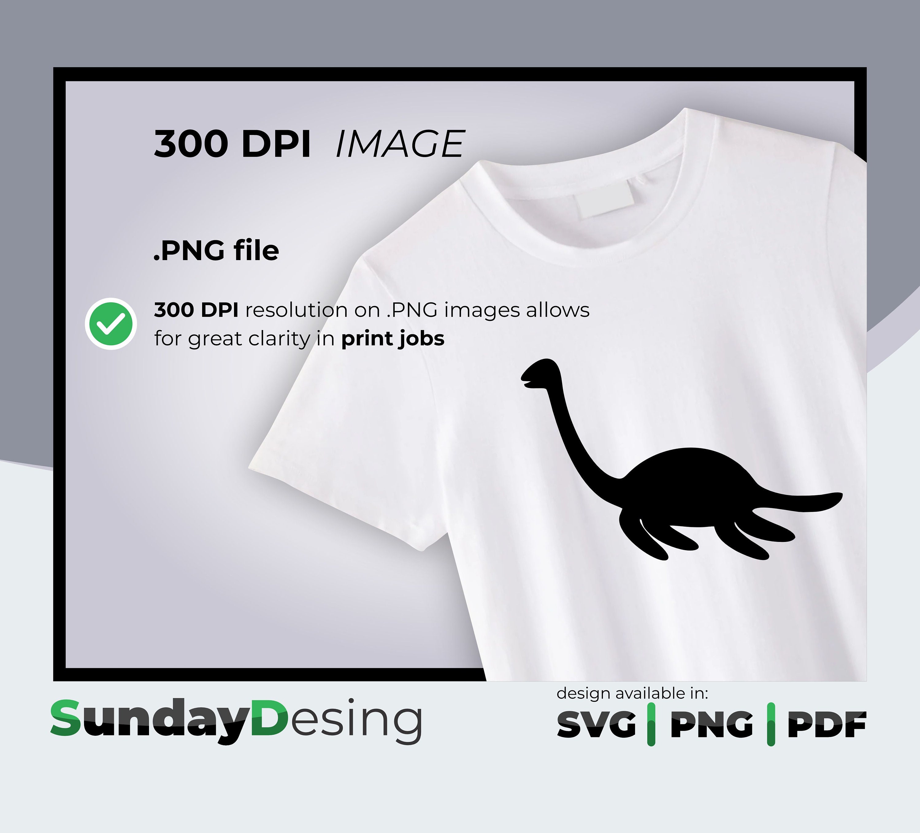 Loch Ness Monster Svg Dxf Loch Ness Monster Silhouette Png Pdf AI Loch ...