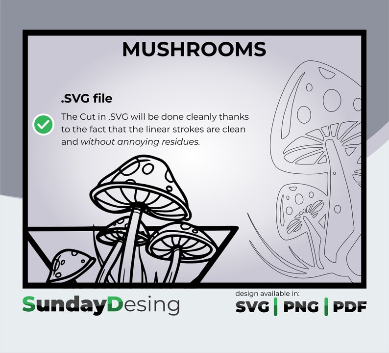 MUSHROOMS Svg Png Dxf Pdf MUSHROOMS Clipart - Etsy