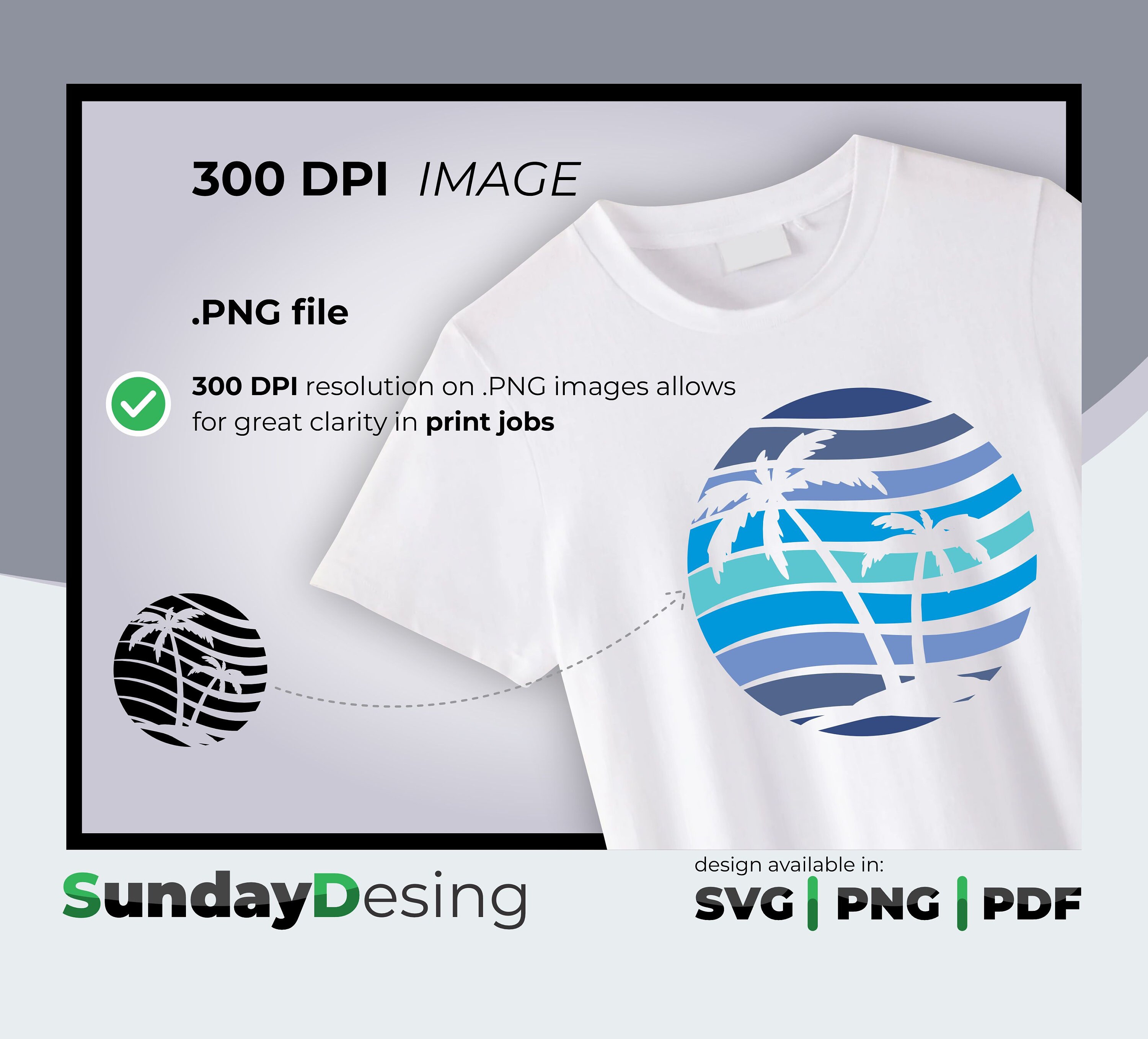 Sunset SVG Bundle, Palm Tree Svg, Vintage Retro Sunset SVG, Vintage ...