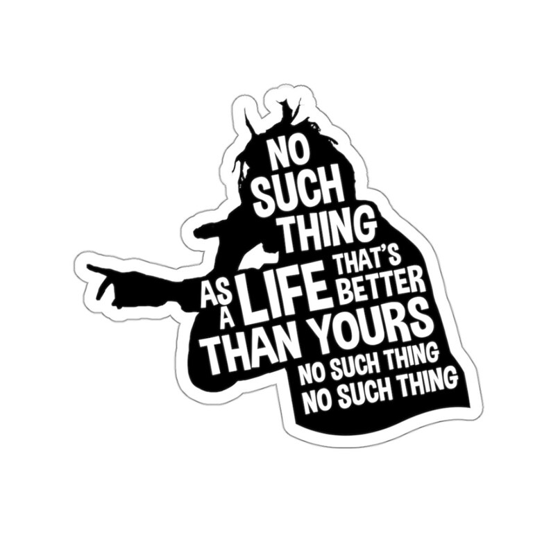 Rapper Portrait Sticker Hip Hop Sticker Rap Music Lyric Sticker Old ...