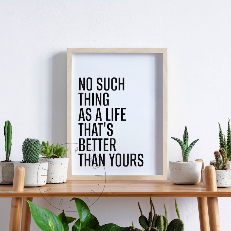 A Life That's Better Than Yours Quote Poster Hip Hop Poster Rap Music ...