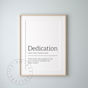 Dedication Lyric Definition Print Dedication Song Lyric Hip Hop Poster ...