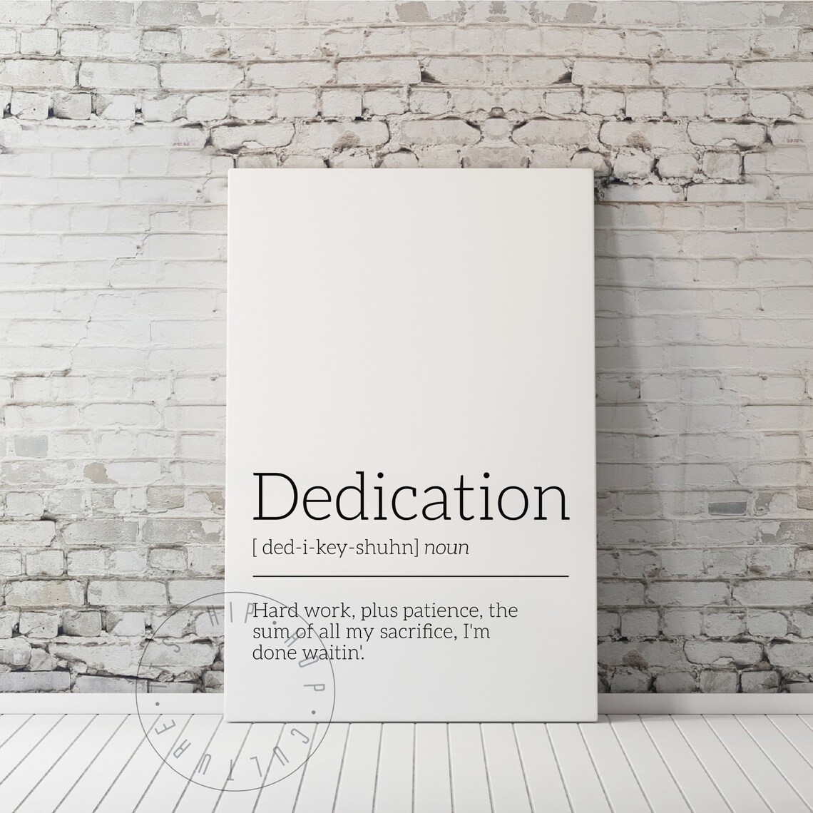 Dedication Lyric Definition Print Dedication Song Lyric Hip Hop Poster ...