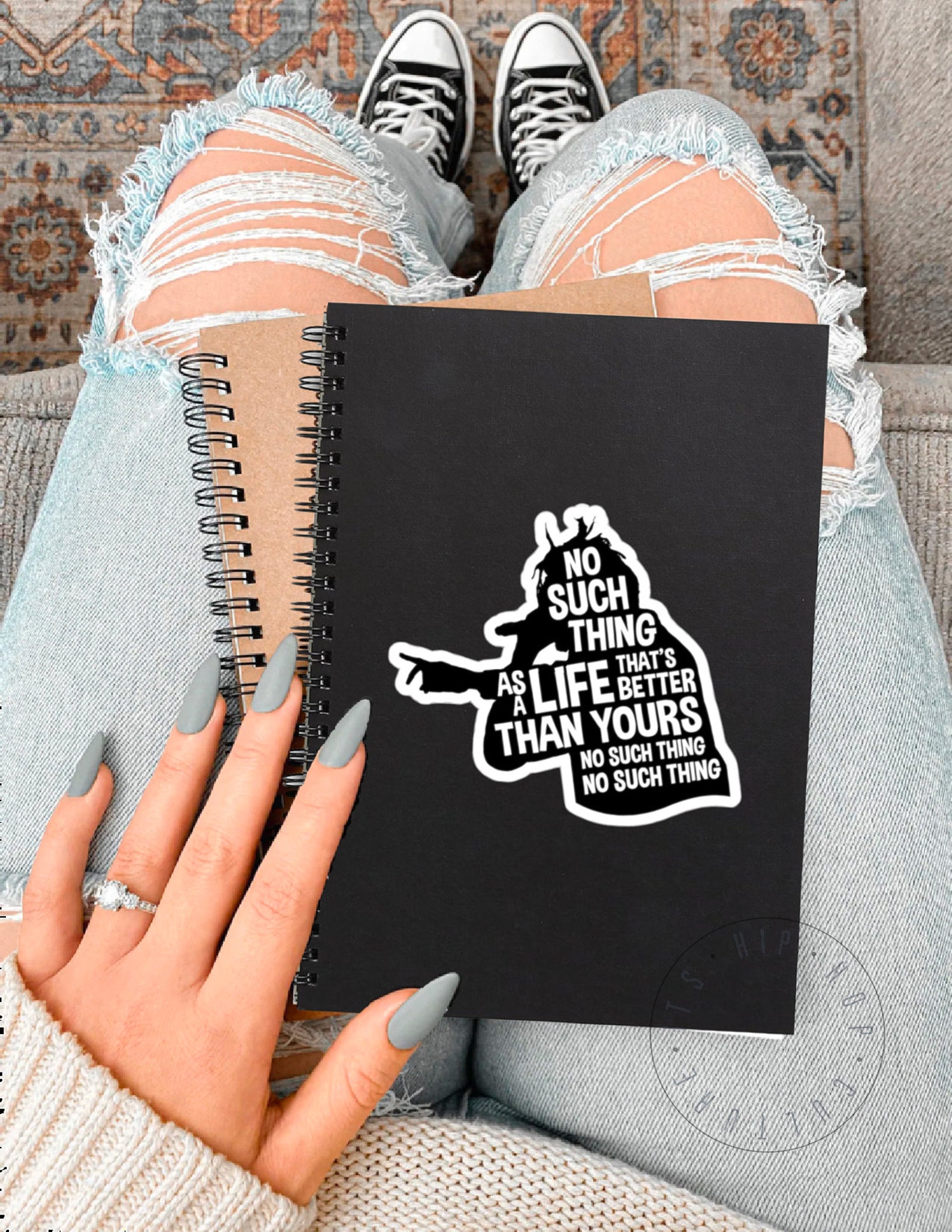 Rapper Portrait Sticker Hip Hop Sticker Rap Music Lyric Sticker Old ...