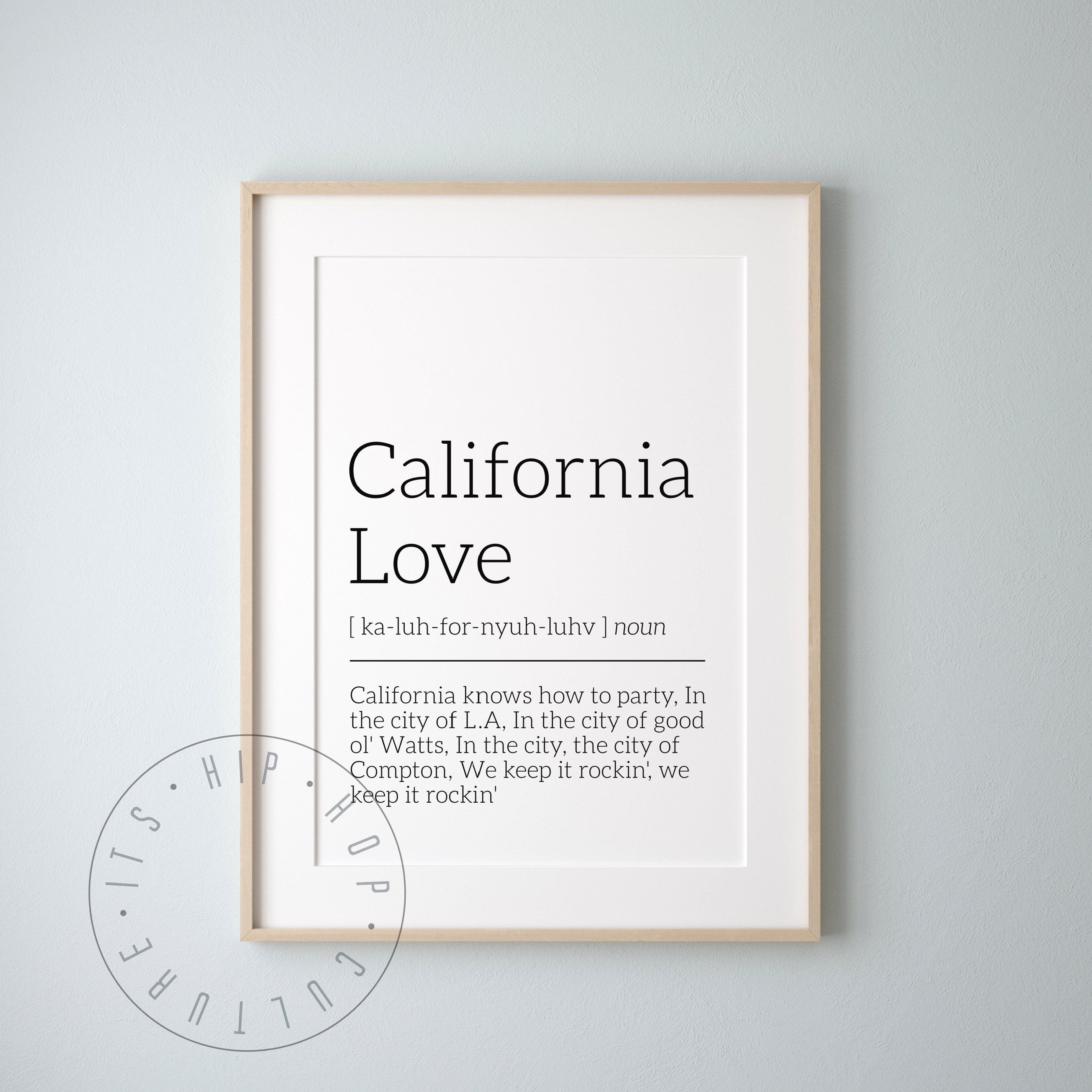 Set of 2 Rap Posters California Love Definition Rapper Line Art Rapper ...