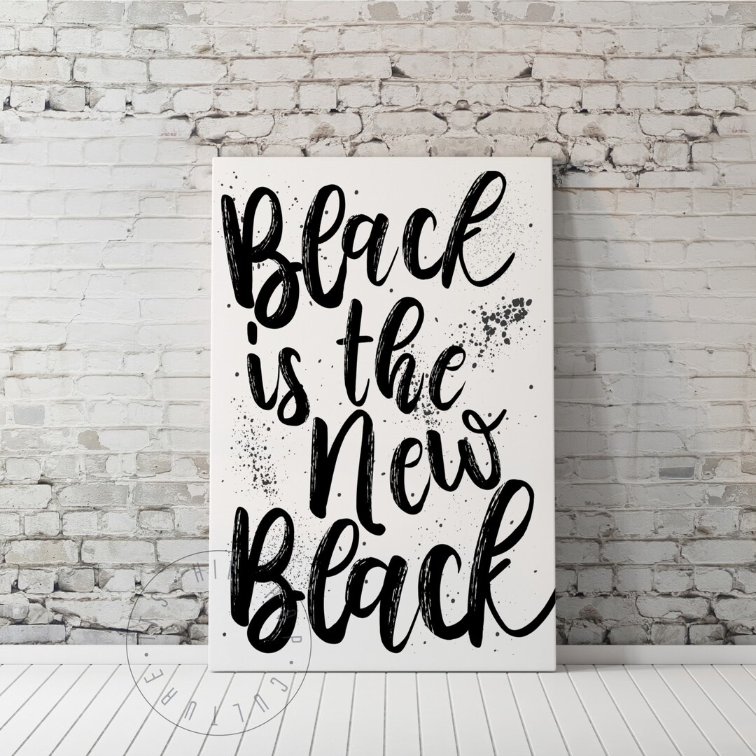 Black is the New Black Poster Print I Love Being Black Affirmations ...