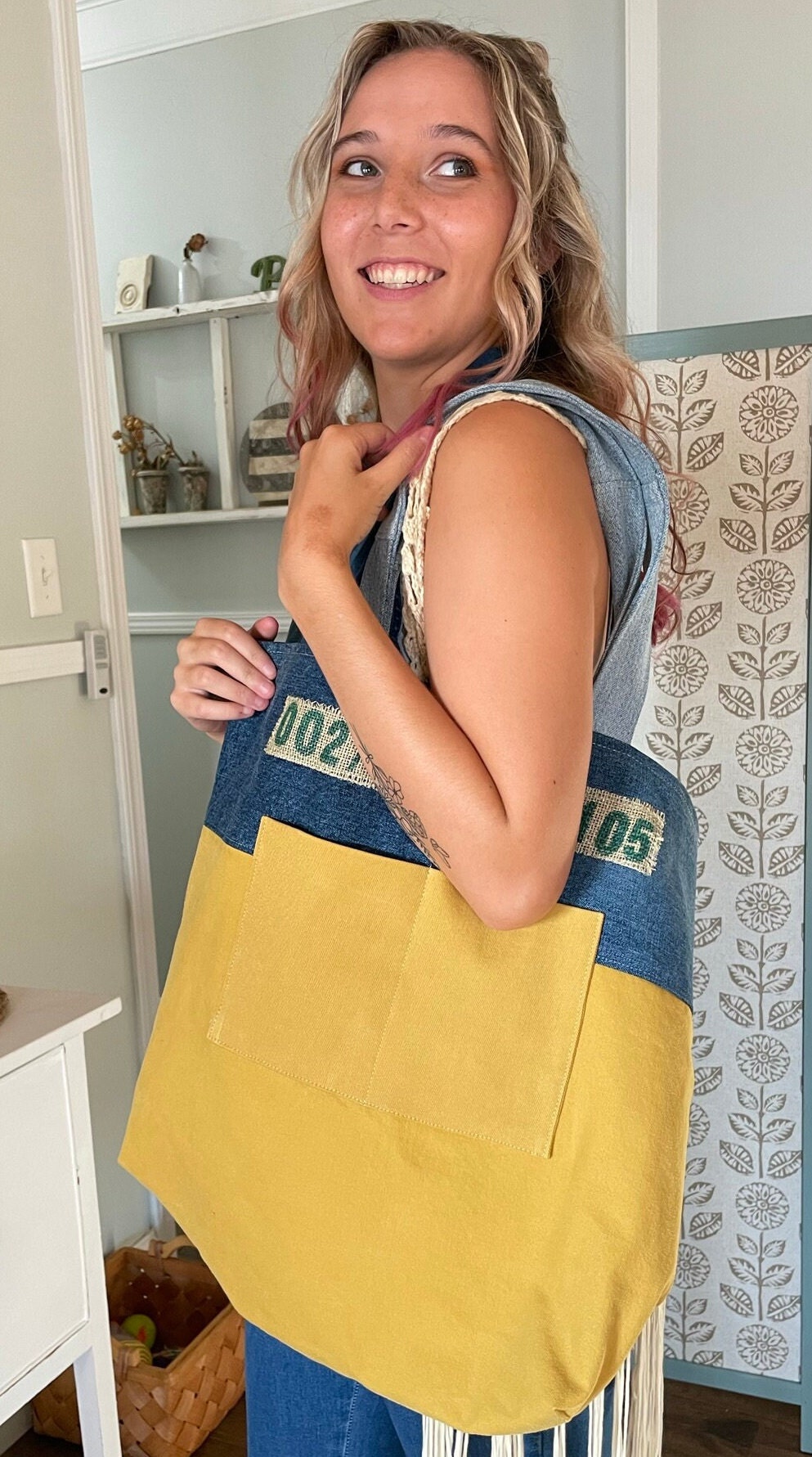 The I'm Not Yellow I'm Mustard Tote - Etsy