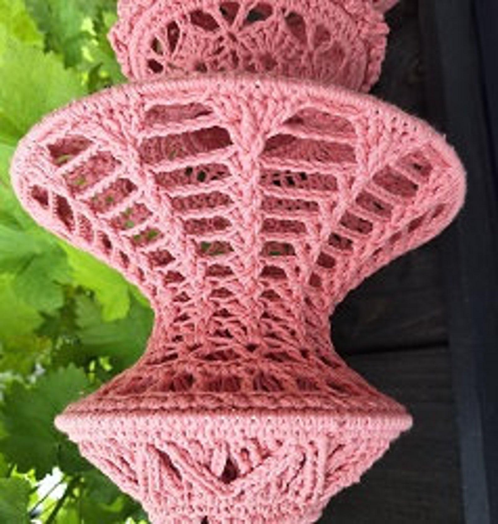 Crochet Pattern Fishing Net / Chandelier “stephanie” With Free Pattern ...