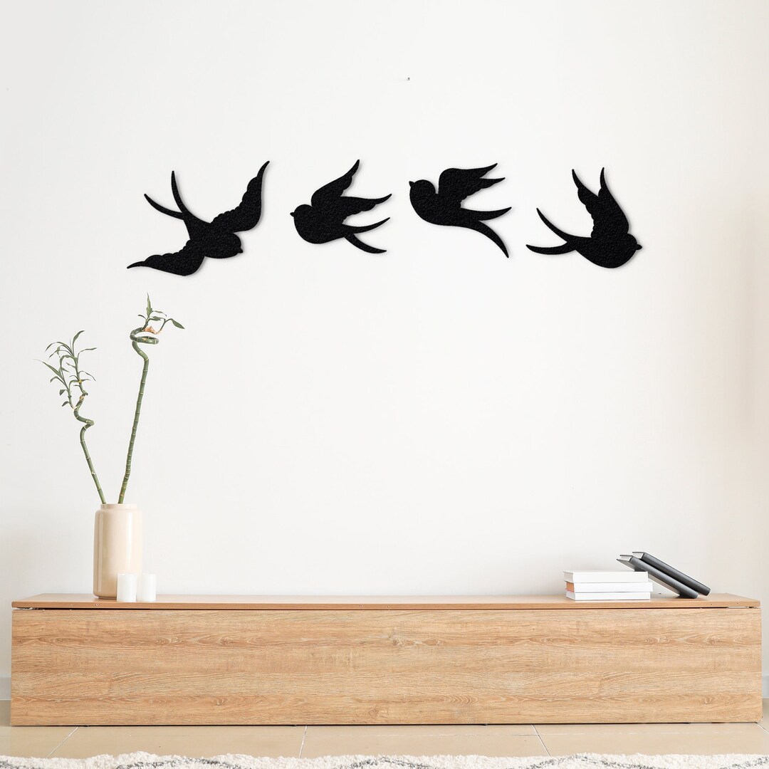 Flock of Birds Laser Cut File DXF, Instant Download, Bird Silhouette ...