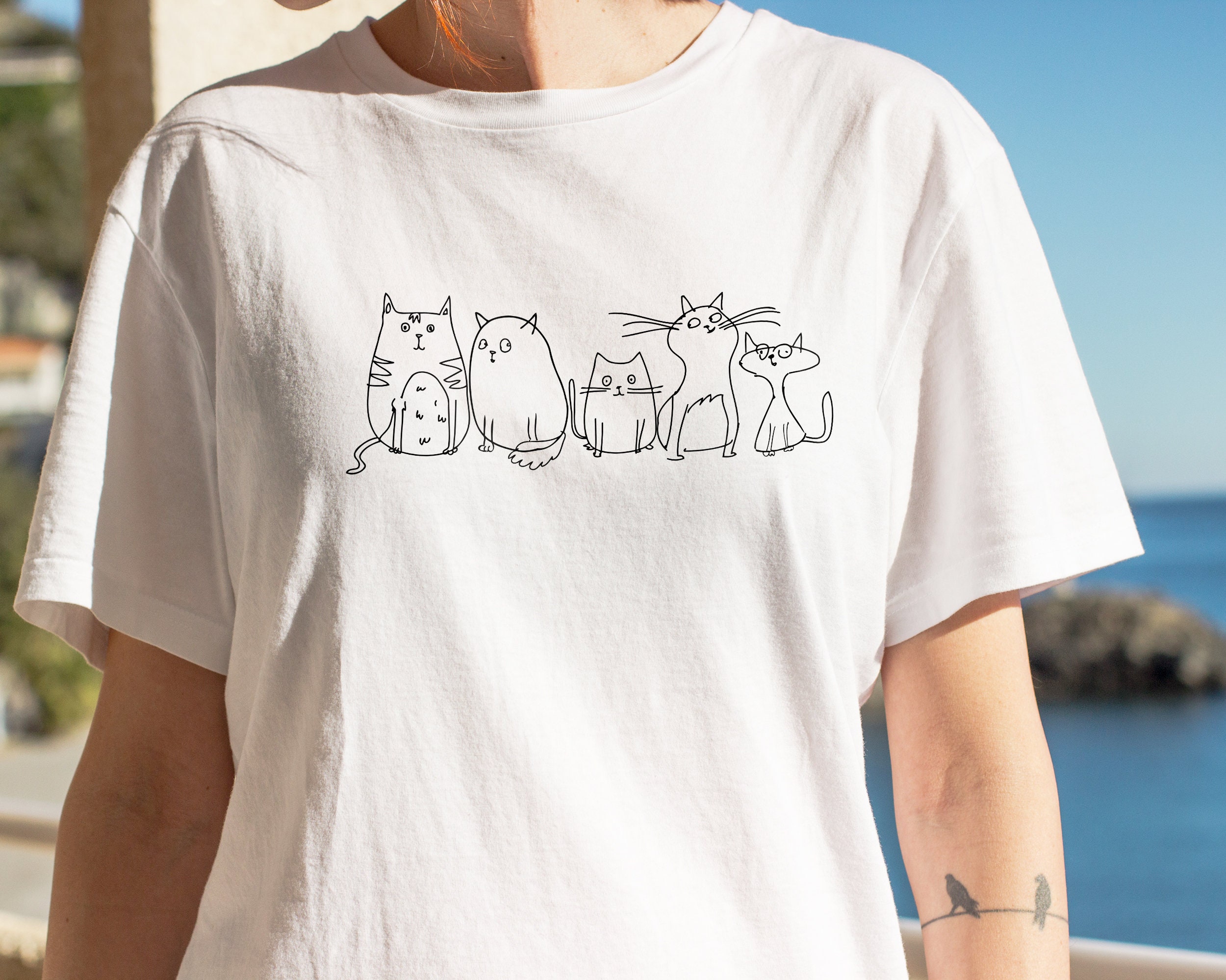 Funny Cat Gang Svg, Cat Svg, Kitten Svg, Cat Friends Svg, Cat Shirt Svg ...