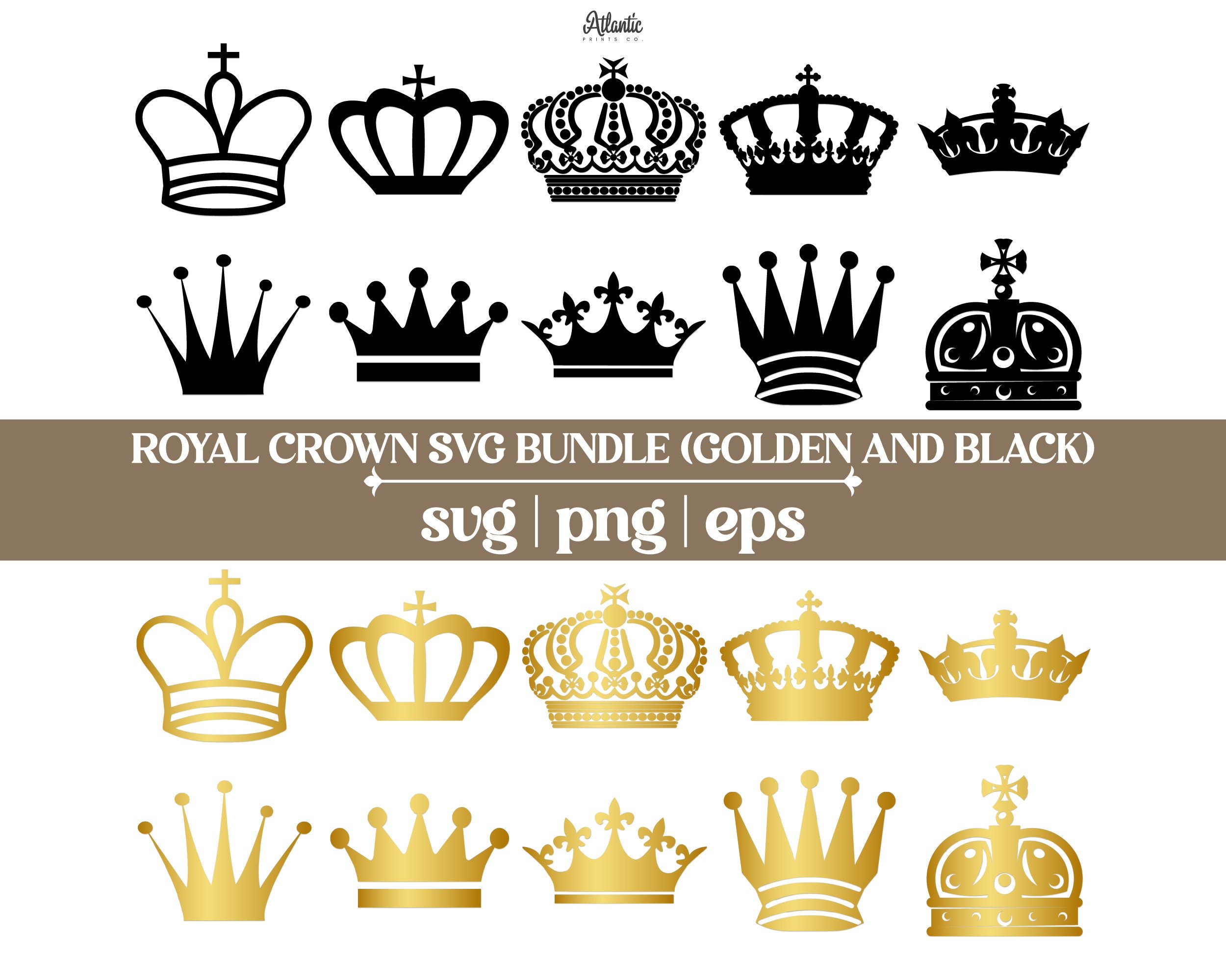 Royal Crown SVG, King Crown, Queen Crown, Princess Crown, Svg File for ...