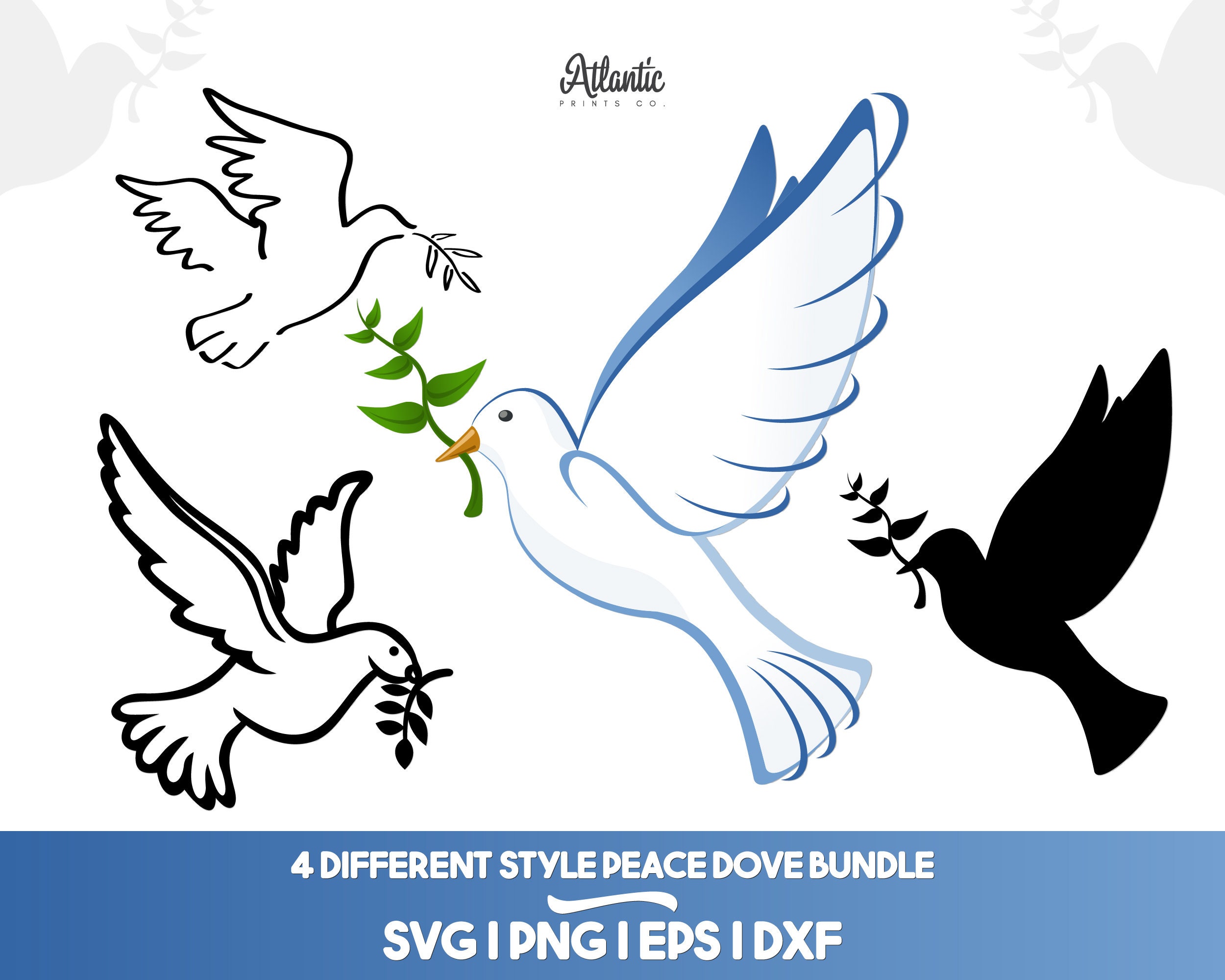 Doves SVG, Pigeon Svg, Peace Svg, Bird Svg, Dove Decorations, Dove ...