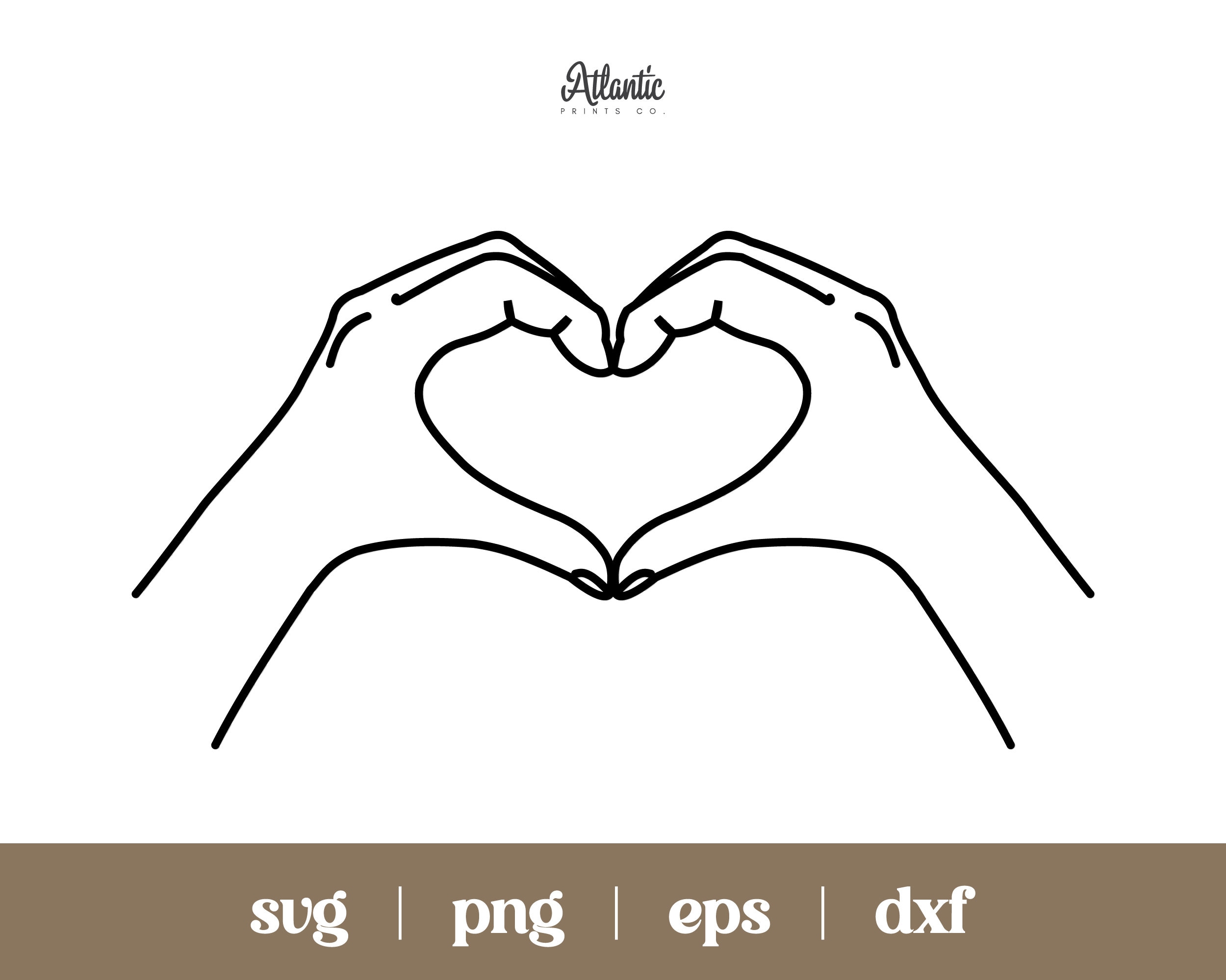 Heart Shaped Hands Svg, Heart Hands Png, Heart Hands Clipart, Heart ...