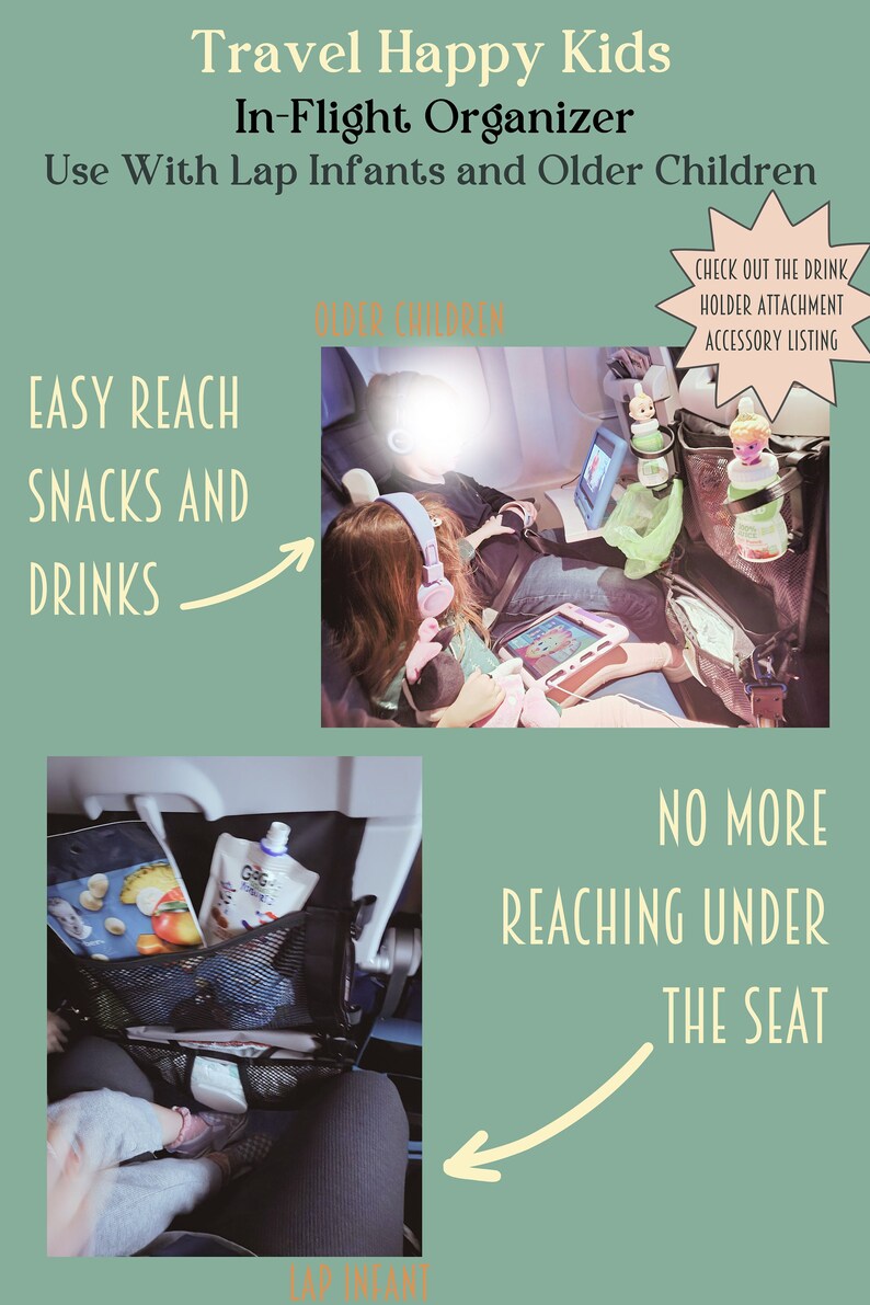 In-flight Travel Organizer for Families - Etsy