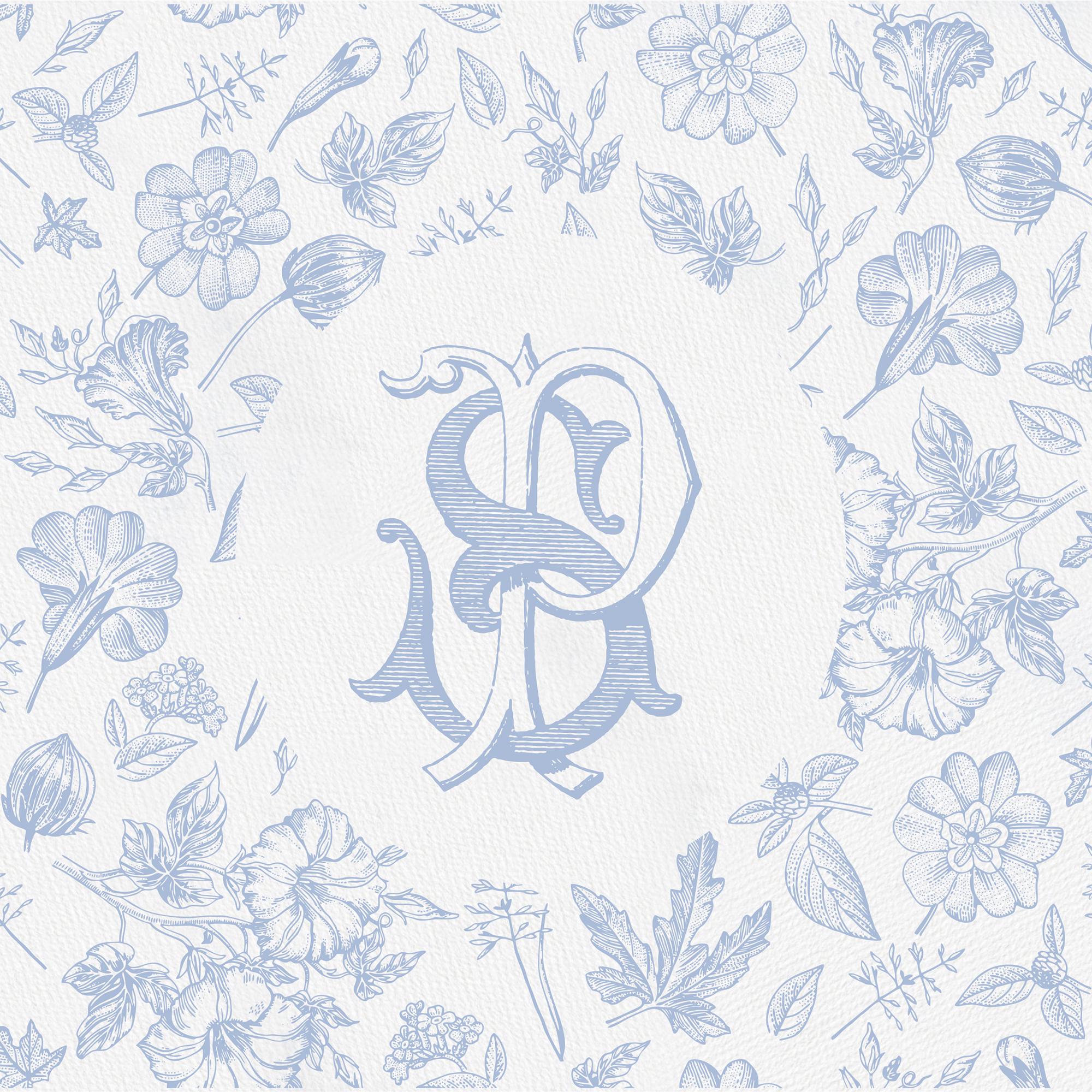 SP-PS Wedding Monogram: Ornate Intertwined Design (digital Download) - Etsy