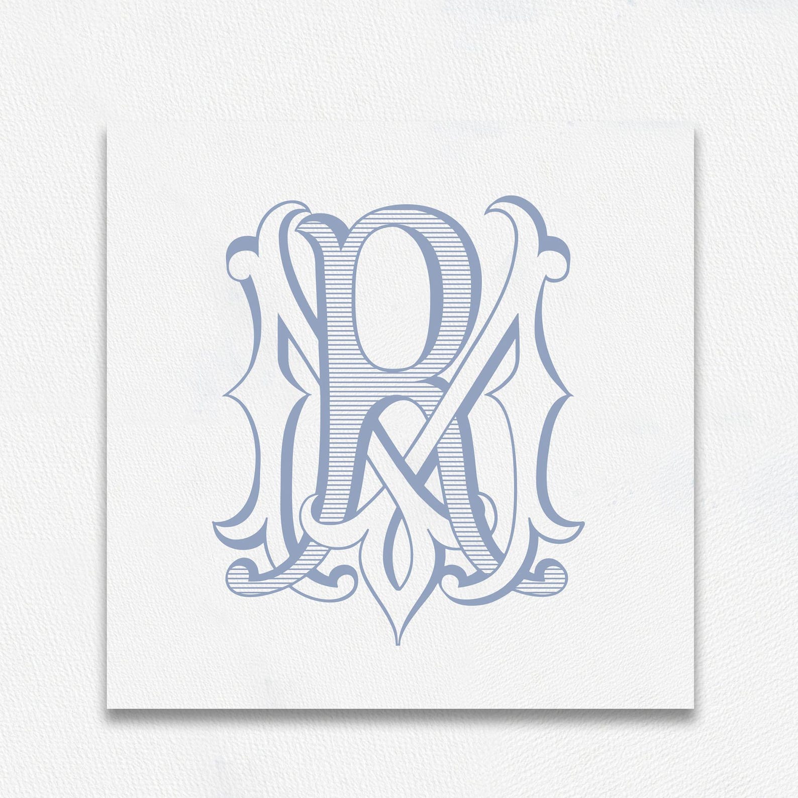 Vintage MR-RM Intertwined Wedding Monogram (digital Download) - Etsy