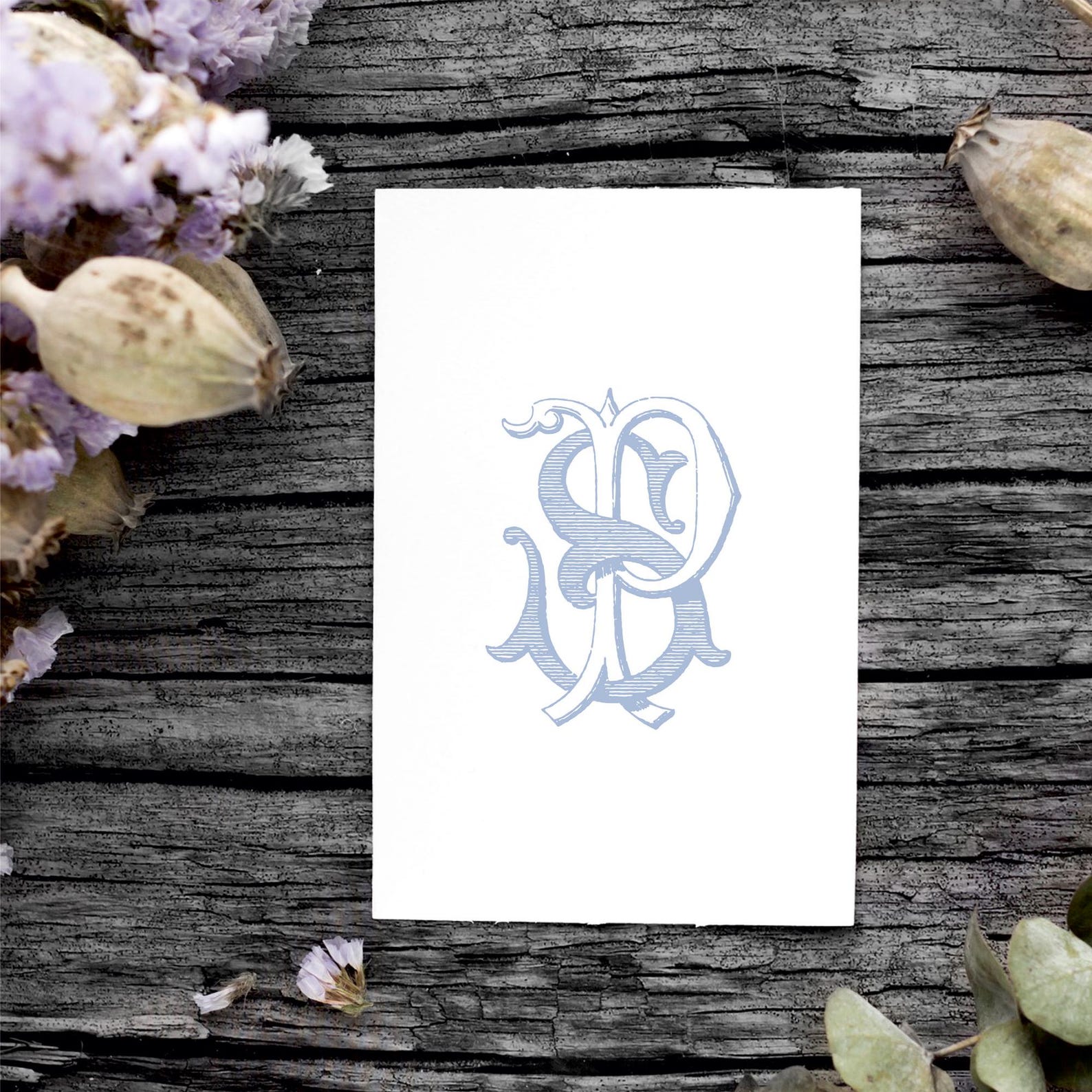 SP-PS Wedding Monogram: Ornate Intertwined Design (digital Download) - Etsy