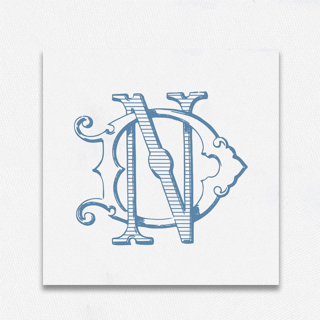 ND-DN Monogram, Custom Monogram, Wedding Monogram, Handmade, Wedding ...
