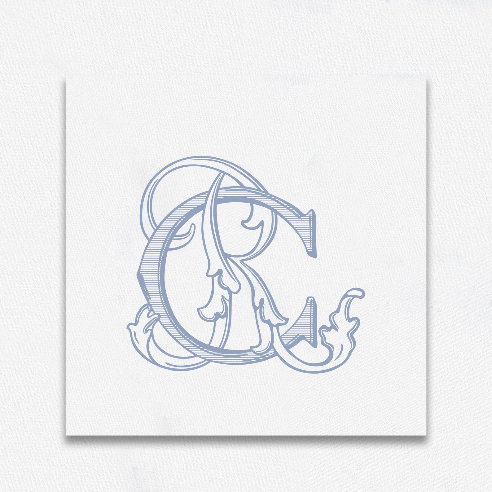 CR-RC Monogram, Custom Monogram, Wedding Monogram, Handmade, Wedding ...