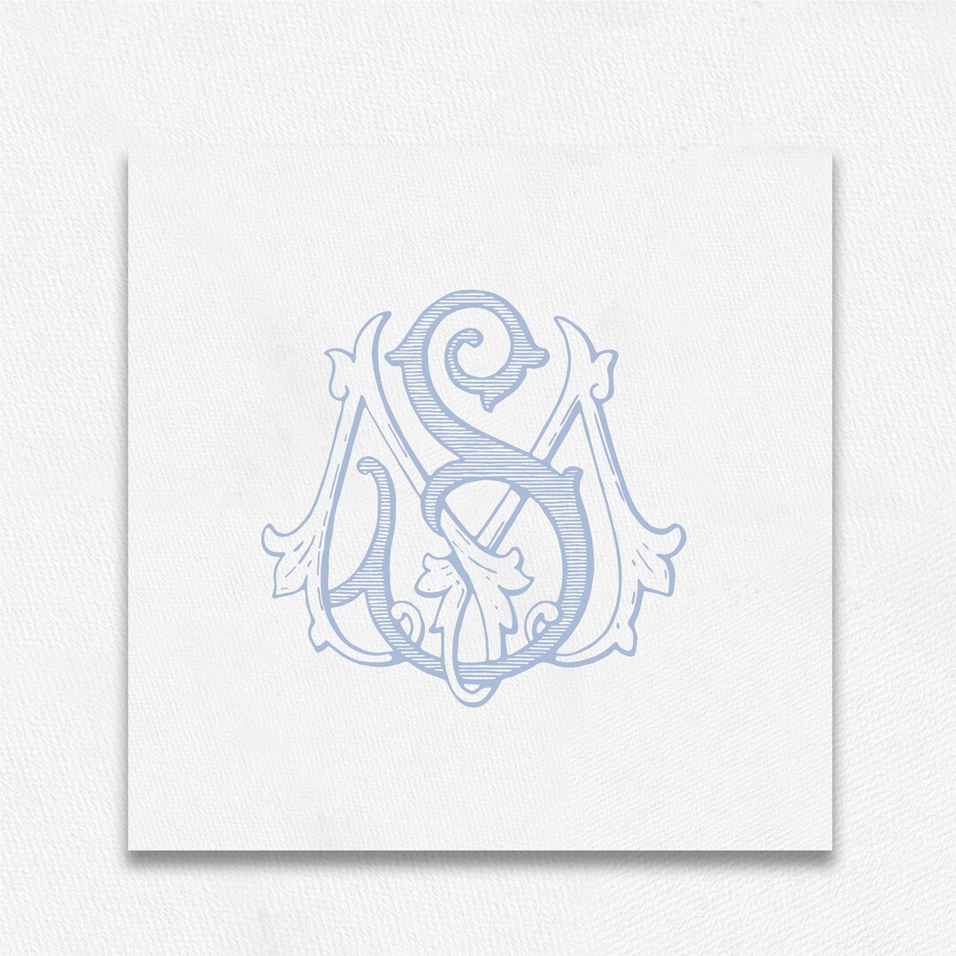 MS-SM Monogram, Custom Monogram, Wedding Monogram, Handmade, Wedding ...