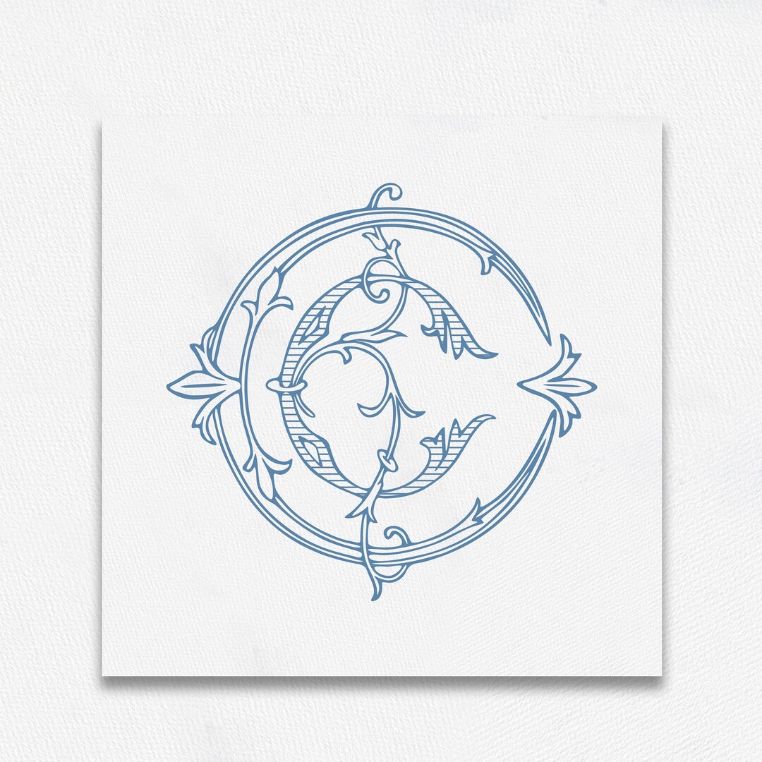 CC Monogram, Custom Monogram, Wedding Monogram, Handmade, Wedding Logo ...