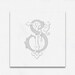 SF/FS Ornate Wedding Monogram Logo (digital Download) - Etsy