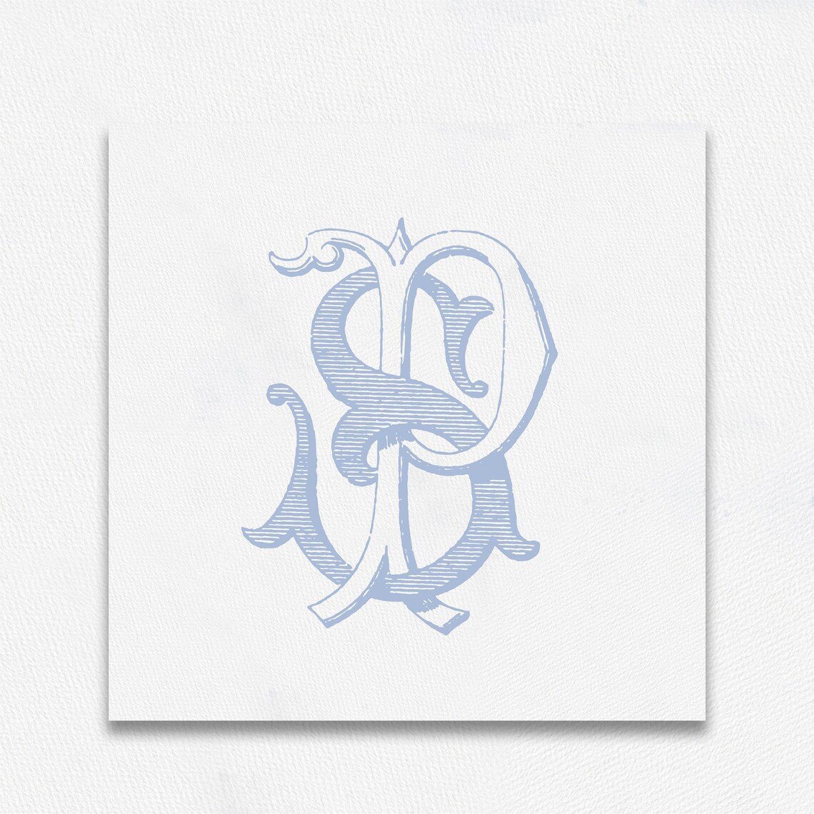 SP-PS Wedding Monogram: Ornate Intertwined Design (digital Download) - Etsy