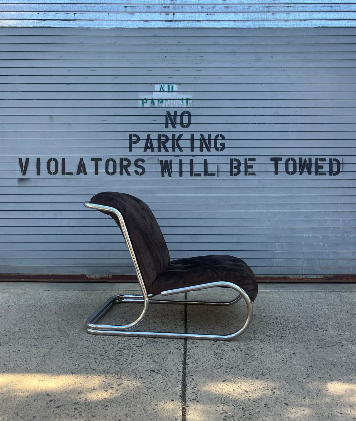 Chrome Sling Back Chair - Etsy