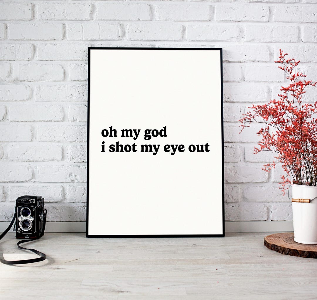 You'll Shoot Your Eye Out - Etsy