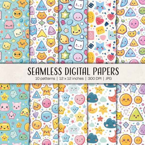 Kawaii Pattern - Etsy