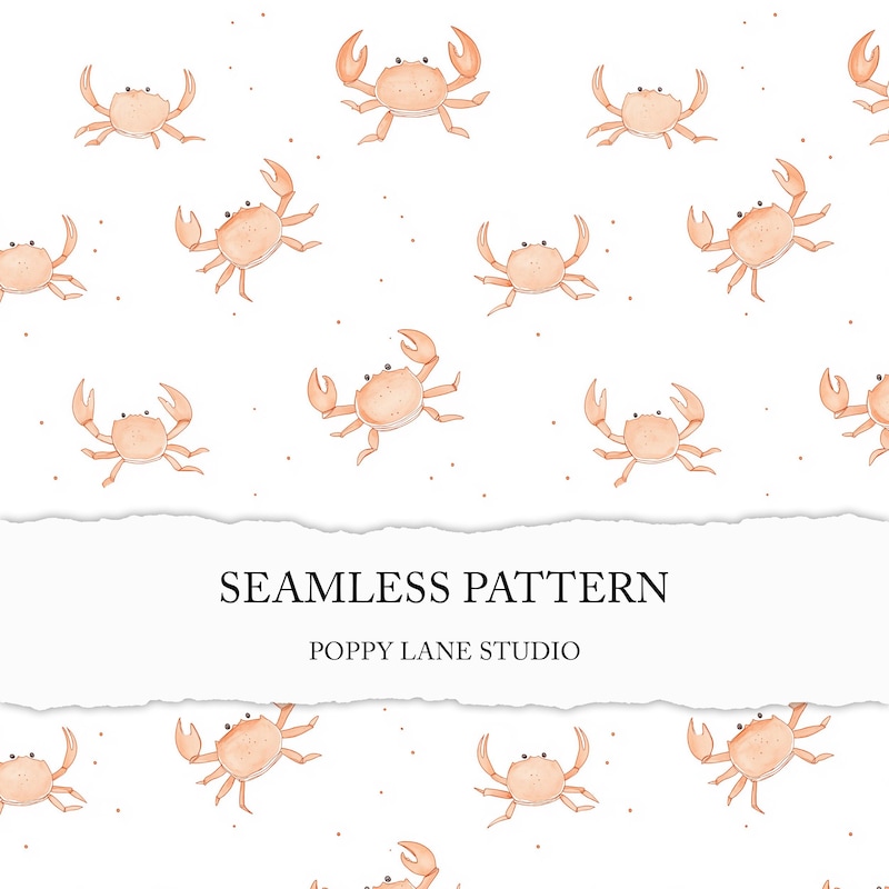 Crab Fabric - Etsy