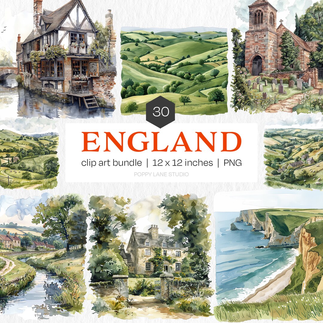 England Clip Art, Landscape Graphics, PNG Images, England Clipart ...