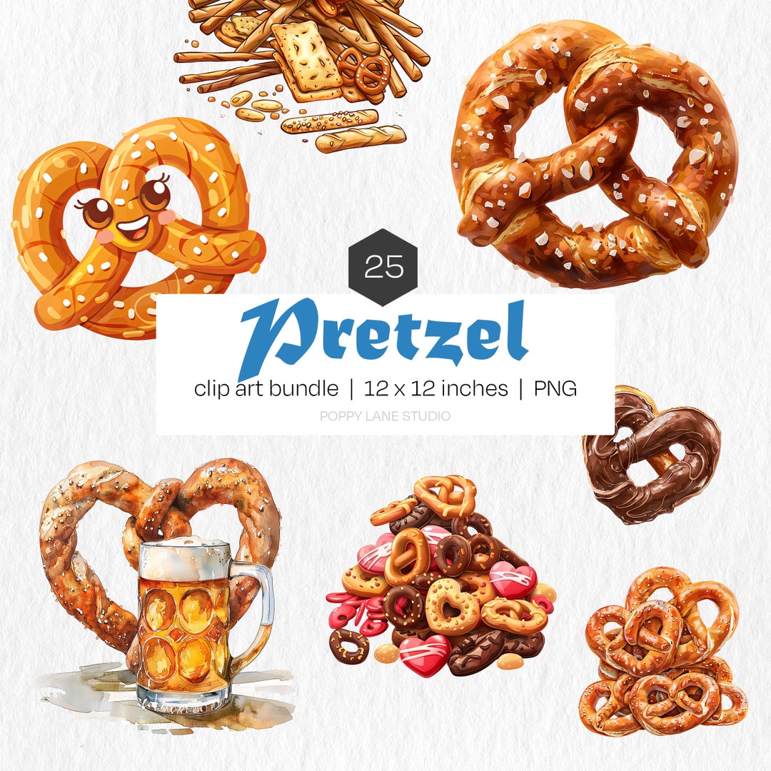 Pretzel Clip Art, Pretzel Graphics, PNG Images, Pretzel Clipart ...